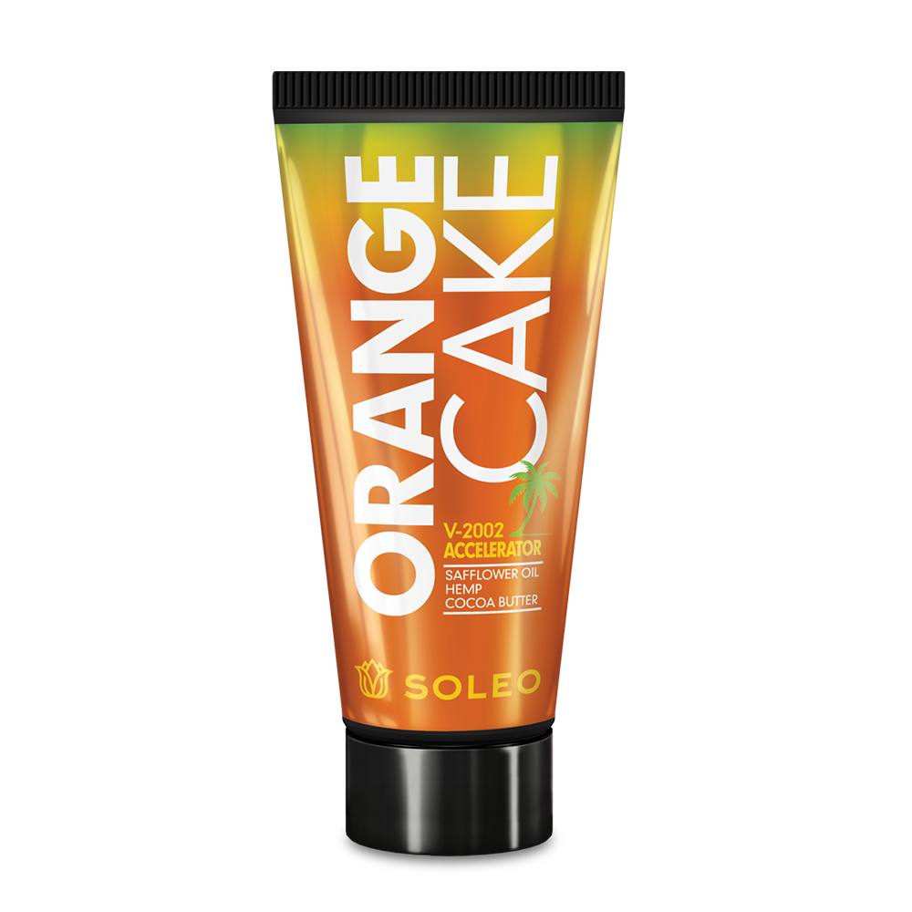 Orange Cake Bottle (150ml) – Helionova Sunbeds